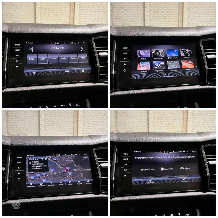 Grey Skoda Kodiaq 2017 in Klaipeda, with an engine capacity of 1.97 L and mileage of 242 thousand km for 18500 €, photo 18 on AUTOMOTO.COM.LV