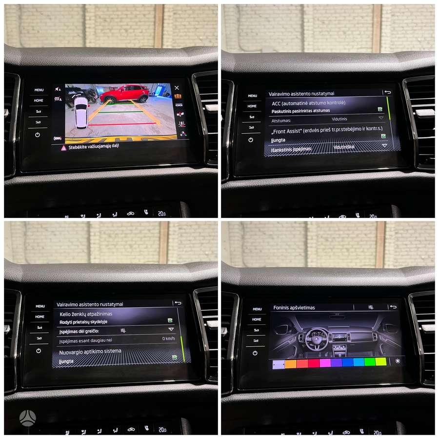 Grey Skoda Kodiaq 2017 in Klaipeda, with an engine capacity of 1.97 L and mileage of 242 thousand km for 18500 €, photo 19 on AUTOMOTO.COM.LV