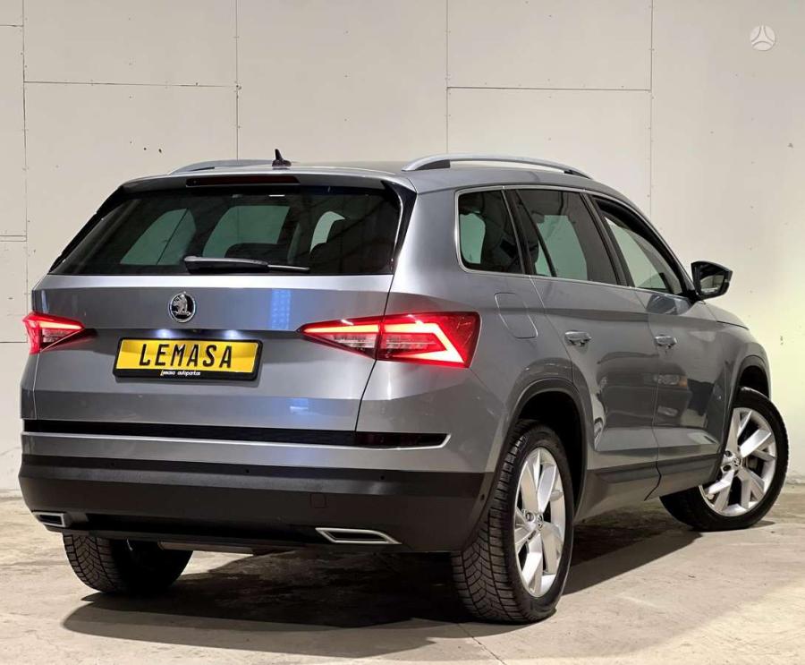 Grey Skoda Kodiaq 2017 in Klaipeda, with an engine capacity of 1.97 L and mileage of 242 thousand km for 18500 €, photo 30 on AUTOMOTO.COM.LV