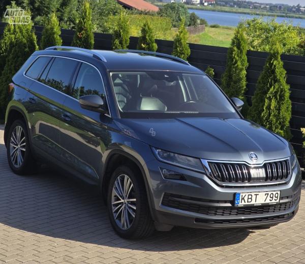 Grey Skoda Kodiaq 2017 in Klaipeda, with an engine capacity of 2.00 L and mileage of 202 thousand km for 16800 €, photo 1 on AUTOMOTO.COM.LV