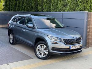 Grey Skoda Kodiaq 2017 in Marijampole, with an engine capacity of 1.97 L and mileage of 278 thousand km for 17999 €, photo 3 on AUTOMOTO.COM.LV