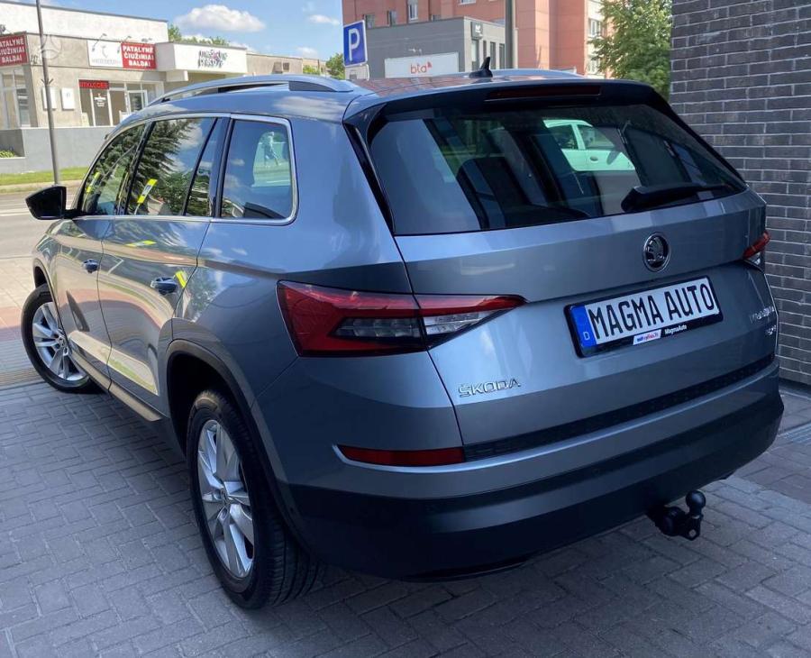 Grey Skoda Kodiaq 2017 in Marijampole, with an engine capacity of 1.97 L and mileage of 278 thousand km for 17999 €, photo 5 on AUTOMOTO.COM.LV