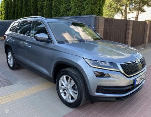 Grey Skoda Kodiaq 2017 in Marijampole, with an engine capacity of 1.97 L and mileage of 278 thousand km for 17999 €, photo 8 on AUTOMOTO.COM.LV