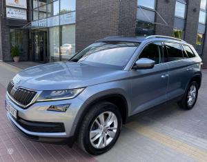 Grey Skoda Kodiaq 2017 in Marijampole, with an engine capacity of 1.97 L and mileage of 278 thousand km for 17999 €, photo 10 on AUTOMOTO.COM.LV