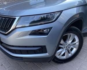 Grey Skoda Kodiaq 2017 in Marijampole, with an engine capacity of 1.97 L and mileage of 278 thousand km for 17999 €, photo 12 on AUTOMOTO.COM.LV