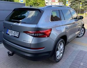 Grey Skoda Kodiaq 2017 in Marijampole, with an engine capacity of 1.97 L and mileage of 278 thousand km for 17999 €, photo 16 on AUTOMOTO.COM.LV