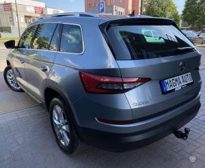 Grey Skoda Kodiaq 2017 in Marijampole, with an engine capacity of 1.97 L and mileage of 278 thousand km for 17999 €, photo 17 on AUTOMOTO.COM.LV