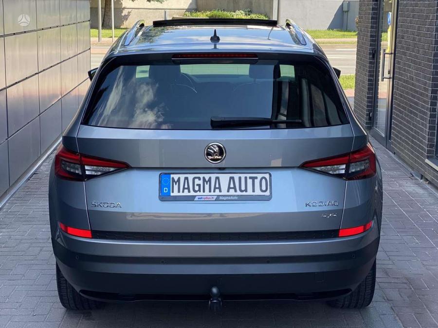 Grey Skoda Kodiaq 2017 in Marijampole, with an engine capacity of 1.97 L and mileage of 278 thousand km for 17999 €, photo 20 on AUTOMOTO.COM.LV