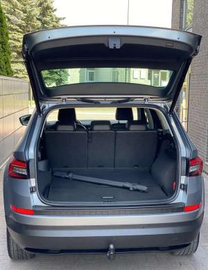 Grey Skoda Kodiaq 2017 in Marijampole, with an engine capacity of 1.97 L and mileage of 278 thousand km for 17999 €, photo 22 on AUTOMOTO.COM.LV