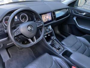 Grey Skoda Kodiaq 2017 in Marijampole, with an engine capacity of 1.97 L and mileage of 278 thousand km for 17999 €, photo 30 on AUTOMOTO.COM.LV