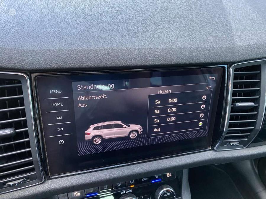 Grey Skoda Kodiaq 2017 in Marijampole, with an engine capacity of 1.97 L and mileage of 278 thousand km for 17999 €, photo 38 on AUTOMOTO.COM.LV