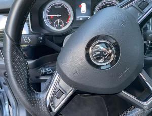 Grey Skoda Kodiaq 2017 in Marijampole, with an engine capacity of 1.97 L and mileage of 278 thousand km for 17999 €, photo 45 on AUTOMOTO.COM.LV