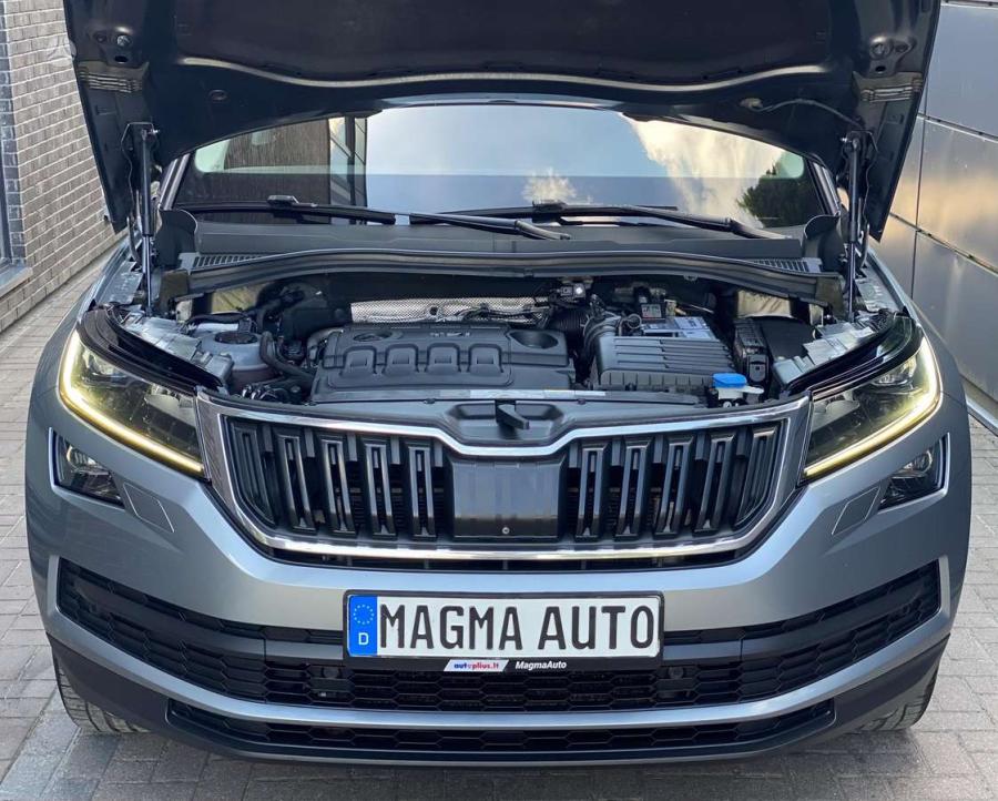 Grey Skoda Kodiaq 2017 in Marijampole, with an engine capacity of 1.97 L and mileage of 278 thousand km for 17999 €, photo 57 on AUTOMOTO.COM.LV