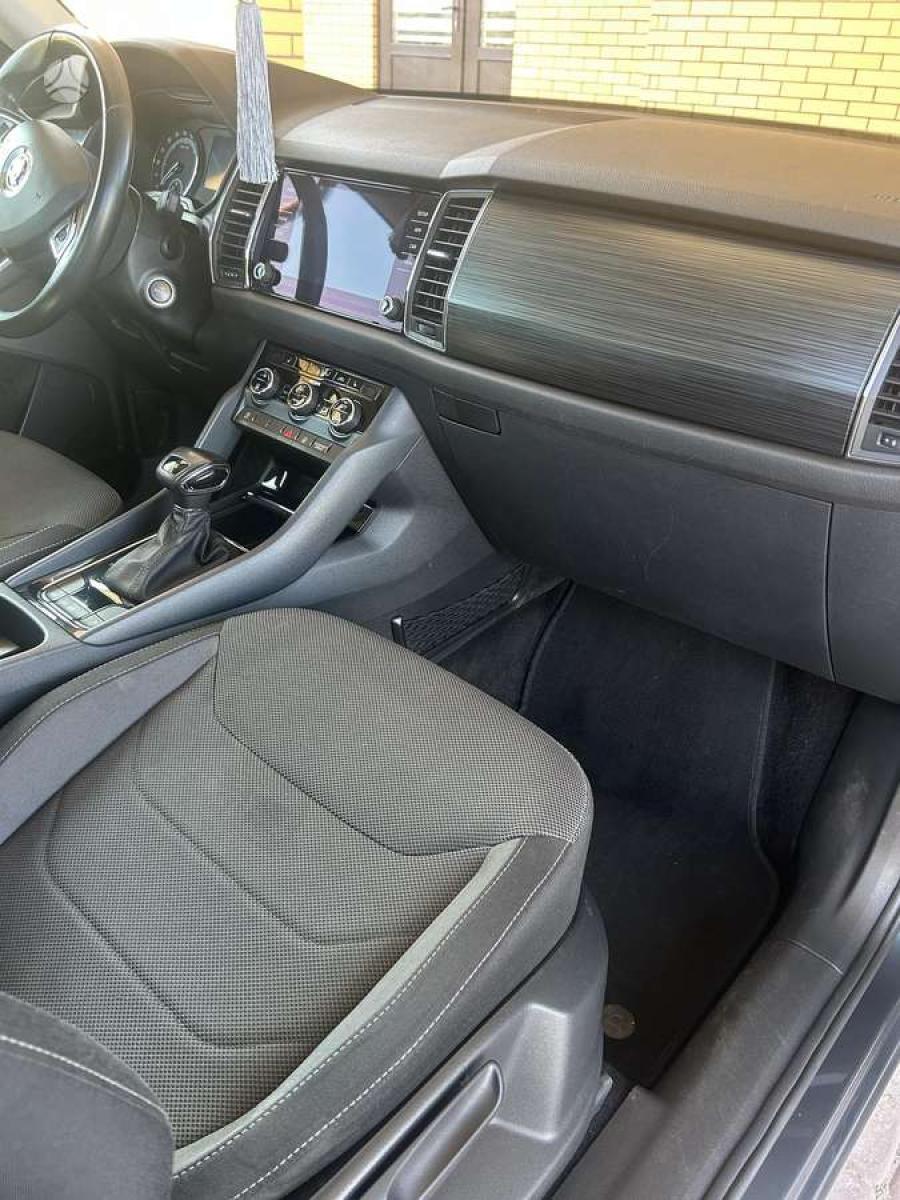 Pelēks Skoda Kodiaq 2017 Klaipėda, ar dzinēja tilpumu 1.97 L un nobraukumu 170 tūkst. km par 17200 €, foto 14 vietnē AUTOMOTO.COM.LV