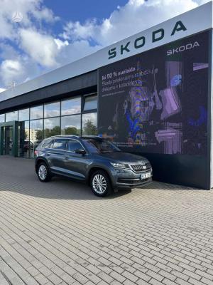 Grey Skoda Kodiaq 2017 in Klaipeda, with an engine capacity of 1.97 L and mileage of 120 thousand km for 18800 €, photo 4 on AUTOMOTO.COM.LV