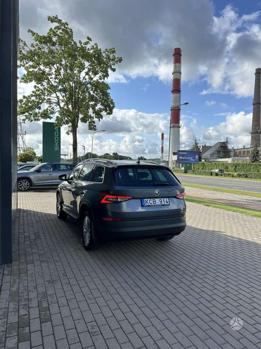 Grey Skoda Kodiaq 2017 in Klaipeda, with an engine capacity of 1.97 L and mileage of 120 thousand km for 18800 €, photo 7 on AUTOMOTO.COM.LV