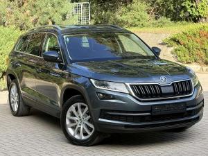 Grey Skoda Kodiaq 2017 in Prienai, with an engine capacity of 1.97 L and mileage of 280 thousand km for 14900 €, photo 10 on AUTOMOTO.COM.LV