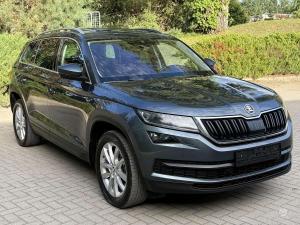 Grey Skoda Kodiaq 2017 in Prienai, with an engine capacity of 1.97 L and mileage of 280 thousand km for 14900 €, photo 12 on AUTOMOTO.COM.LV