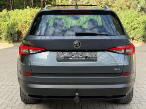 Grey Skoda Kodiaq 2017 in Prienai, with an engine capacity of 1.97 L and mileage of 280 thousand km for 14900 €, photo 14 on AUTOMOTO.COM.LV