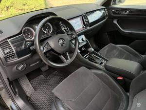 Grey Skoda Kodiaq 2017 in Prienai, with an engine capacity of 1.97 L and mileage of 280 thousand km for 14900 €, photo 24 on AUTOMOTO.COM.LV