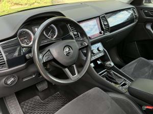 Grey Skoda Kodiaq 2017 in Prienai, with an engine capacity of 1.97 L and mileage of 280 thousand km for 14900 €, photo 25 on AUTOMOTO.COM.LV