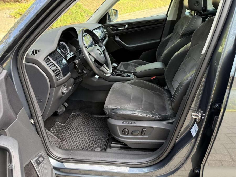 Grey Skoda Kodiaq 2017 in Prienai, with an engine capacity of 1.97 L and mileage of 280 thousand km for 14900 €, photo 26 on AUTOMOTO.COM.LV