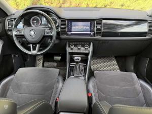 Grey Skoda Kodiaq 2017 in Prienai, with an engine capacity of 1.97 L and mileage of 280 thousand km for 14900 €, photo 30 on AUTOMOTO.COM.LV