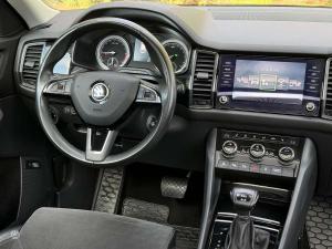 Grey Skoda Kodiaq 2017 in Prienai, with an engine capacity of 1.97 L and mileage of 280 thousand km for 14900 €, photo 31 on AUTOMOTO.COM.LV