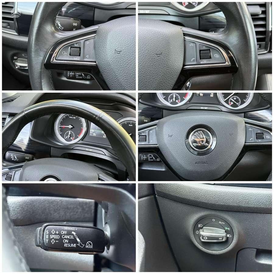 Grey Skoda Kodiaq 2017 in Prienai, with an engine capacity of 1.97 L and mileage of 280 thousand km for 14900 €, photo 52 on AUTOMOTO.COM.LV
