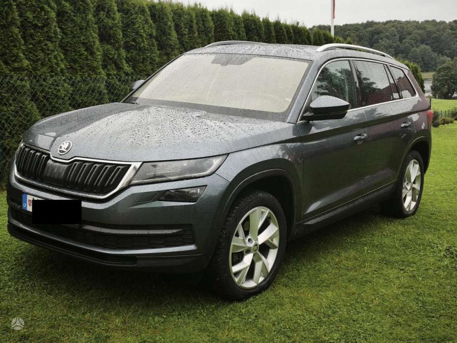 Pelēks Skoda Kodiaq 2017 Trakai, ar dzinēja tilpumu 1.97 L un nobraukumu 225 tūkst. km par 15500 €, foto 1 vietnē AUTOMOTO.COM.LV