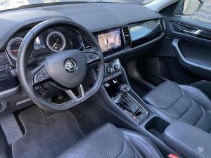 Grey Skoda Kodiaq 2017 in Marijampole, with an engine capacity of 1.97 L and mileage of 278 thousand km for 17950 €, photo 29 on AUTOMOTO.COM.LV