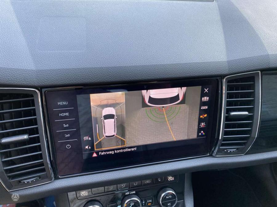Grey Skoda Kodiaq 2017 in Marijampole, with an engine capacity of 1.97 L and mileage of 278 thousand km for 17950 €, photo 34 on AUTOMOTO.COM.LV