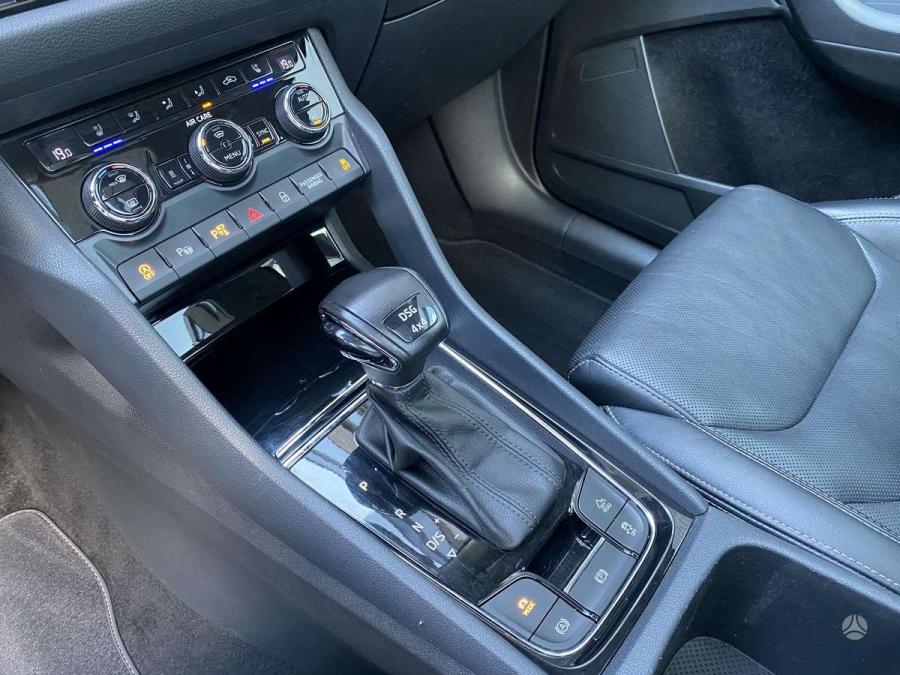 Grey Skoda Kodiaq 2017 in Marijampole, with an engine capacity of 1.97 L and mileage of 278 thousand km for 17950 €, photo 41 on AUTOMOTO.COM.LV
