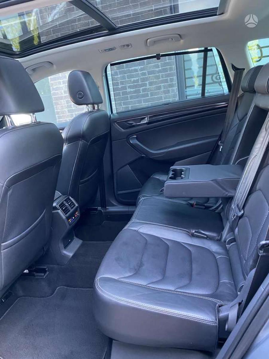 Grey Skoda Kodiaq 2017 in Marijampole, with an engine capacity of 1.97 L and mileage of 278 thousand km for 17950 €, photo 58 on AUTOMOTO.COM.LV