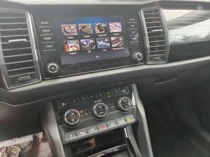Grey Skoda Kodiaq 2017 in Kaunas, with an engine capacity of 1.97 L and mileage of 217 thousand km for 6999 €, photo 20 on AUTOMOTO.COM.LV