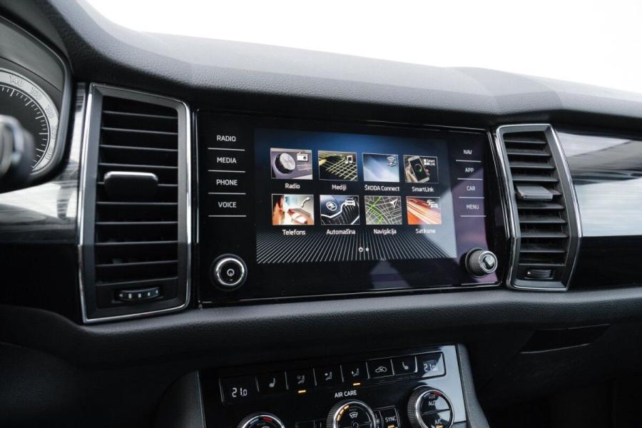 Pelēks Skoda Kodiaq 2017 Rīga, ar dzinēja tilpumu 2.00 L un nobraukumu 188 tūkst. km par 18950 €, foto 21 vietnē AUTOMOTO.COM.LV