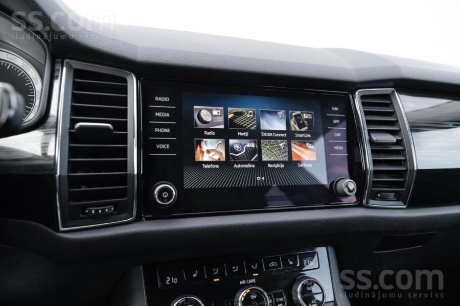 Pelēks Skoda Kodiaq 2017 Rīga, ar dzinēja tilpumu 2.00 L un nobraukumu 188 tūkst. km par 18950 €, foto 21 vietnē AUTOMOTO.COM.LV