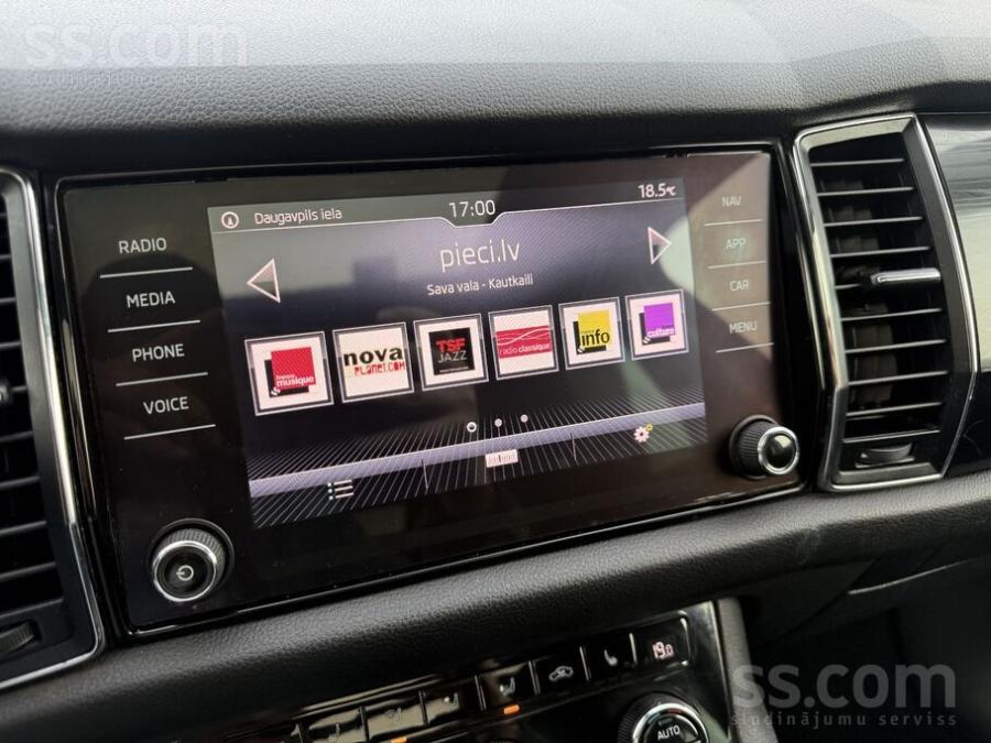 Серый Шкода Kodiaq 2017 в Огре, объемом двигателя 2.00 л и пробегом 268 тыс. км за 14799 €, фото 21 на AUTOMOTO.COM.LV