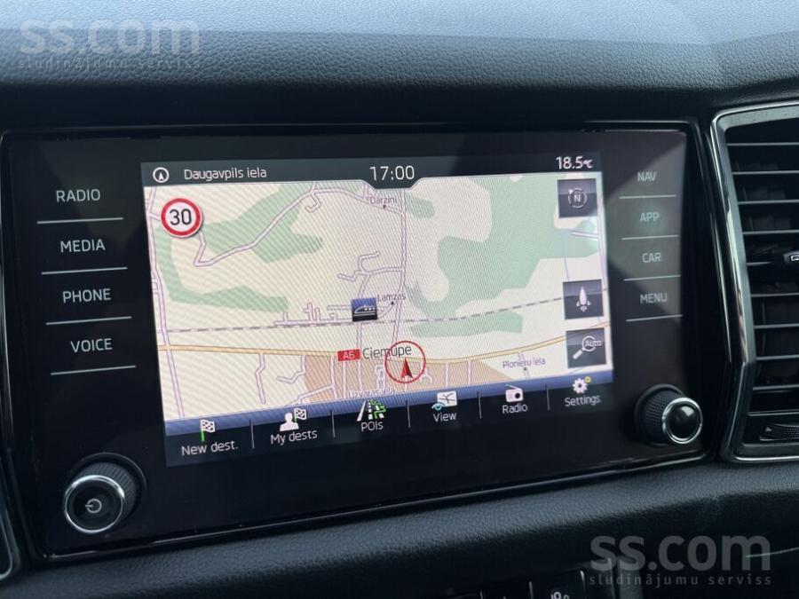 Серый Шкода Kodiaq 2017 в Огре, объемом двигателя 2.00 л и пробегом 268 тыс. км за 14799 €, фото 22 на AUTOMOTO.COM.LV