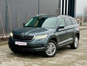 Grey Skoda Kodiaq 2018 in Vilnius, with an engine capacity of 1.50 L and mileage of 225 thousand km for 16950 €, photo 4 on AUTOMOTO.COM.LV