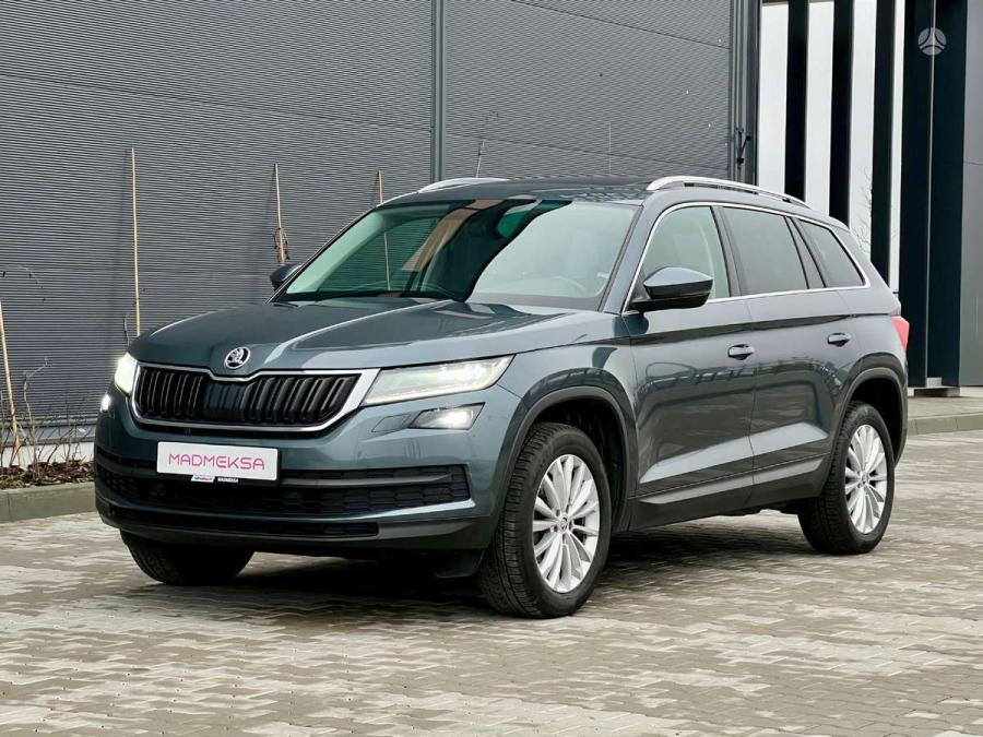 Grey Skoda Kodiaq 2018 in Vilnius, with an engine capacity of 1.50 L and mileage of 225 thousand km for 16950 €, photo 12 on AUTOMOTO.COM.LV