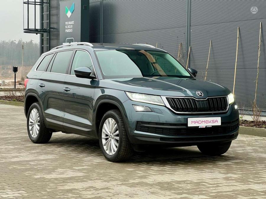 Grey Skoda Kodiaq 2018 in Vilnius, with an engine capacity of 1.50 L and mileage of 225 thousand km for 16950 €, photo 13 on AUTOMOTO.COM.LV