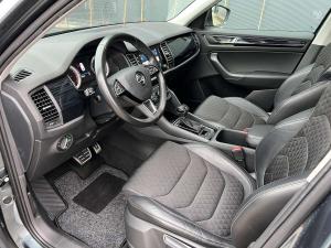 Grey Skoda Kodiaq 2018 in Vilnius, with an engine capacity of 1.50 L and mileage of 225 thousand km for 16950 €, photo 20 on AUTOMOTO.COM.LV