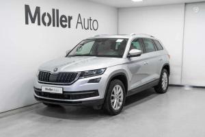 Grey Skoda Kodiaq 2018 in Vilnius, with an engine capacity of 2.00 L and mileage of 140 thousand km for 23550 €, photo  on AUTOMOTO.COM.LV