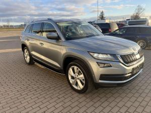 Grey Skoda Kodiaq 2018 in Marijampole, with an engine capacity of 1.97 L and mileage of 229 thousand km for 16950 €, photo 3 on AUTOMOTO.COM.LV