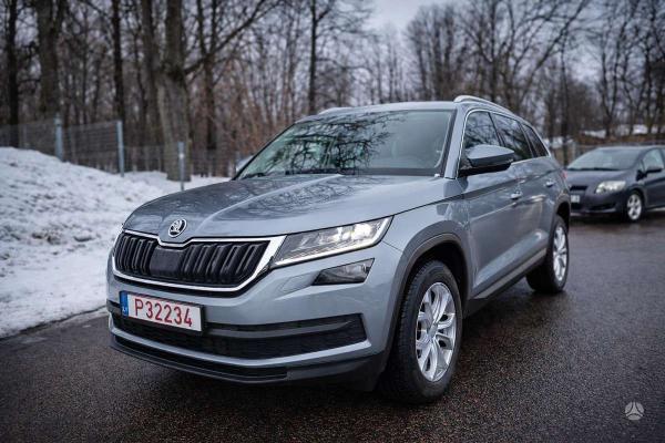 Pelēks Skoda Kodiaq 2018 Viļņa, ar dzinēja tilpumu 1.97 L un nobraukumu 159 tūkst. km par 19990 €, foto 1 vietnē AUTOMOTO.COM.LV