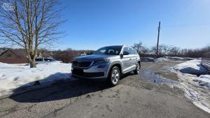 Grey Skoda Kodiaq 2018 in Siauliai, with an engine capacity of 2.00 L and mileage of 217 thousand km for 16500 €, photo 2 on AUTOMOTO.COM.LV
