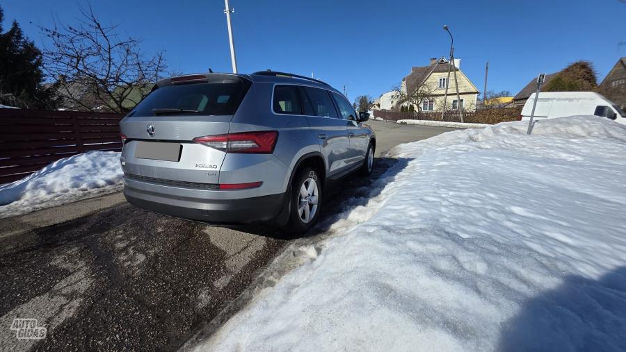 Grey Skoda Kodiaq 2018 in Siauliai, with an engine capacity of 2.00 L and mileage of 217 thousand km for 16500 €, photo 5 on AUTOMOTO.COM.LV