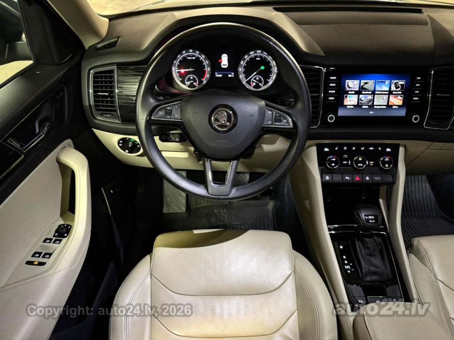 Pelēks Skoda Kodiaq 2018 Tallina, ar dzinēja tilpumu 2.00 L un nobraukumu 145 tūkst. km par 22990 €, foto 6 vietnē AUTOMOTO.COM.LV