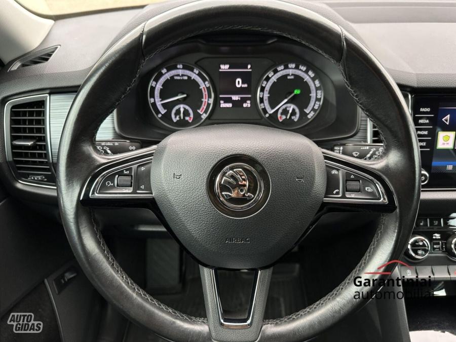 Grey Skoda Kodiaq 2018 in Avizieniai, with an engine capacity of 2.00 L and mileage of 233 thousand km for 17900 €, photo 9 on AUTOMOTO.COM.LV